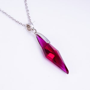 Kite Cut Jewelry, Ruby Stone Pendant for Her, Engagement Present, 925 ...