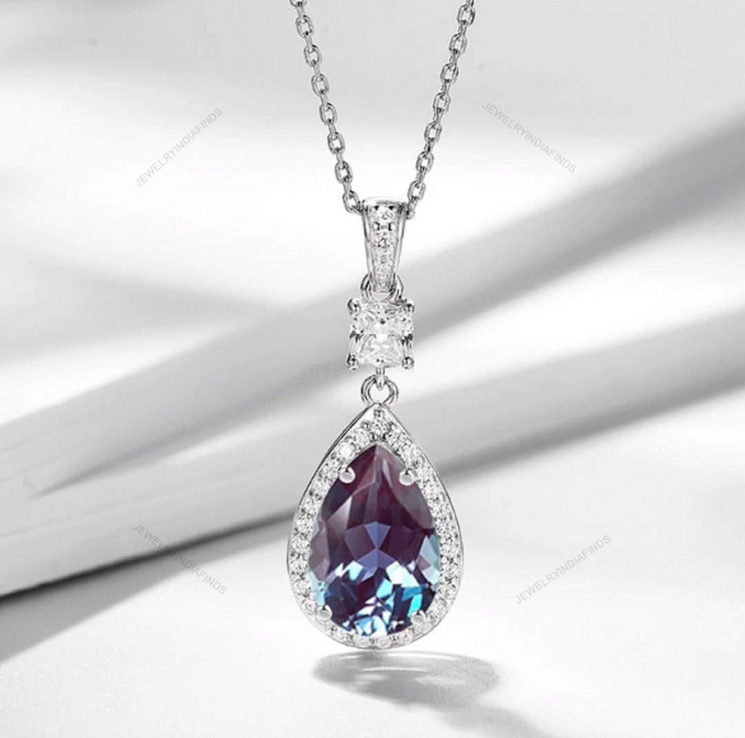 Alexandrite Pendant, for Women, Alexandrite Jewelry, 925 Sterling ...