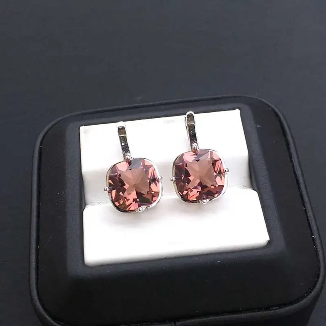 Color Change Zultanite Stud Earrings, for Women, 925 Sterling Silver ...