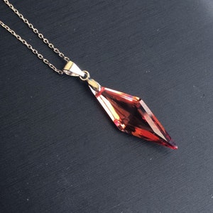 Color Change Gemstone Necklace-changing Color Stone Necklace for Her ...