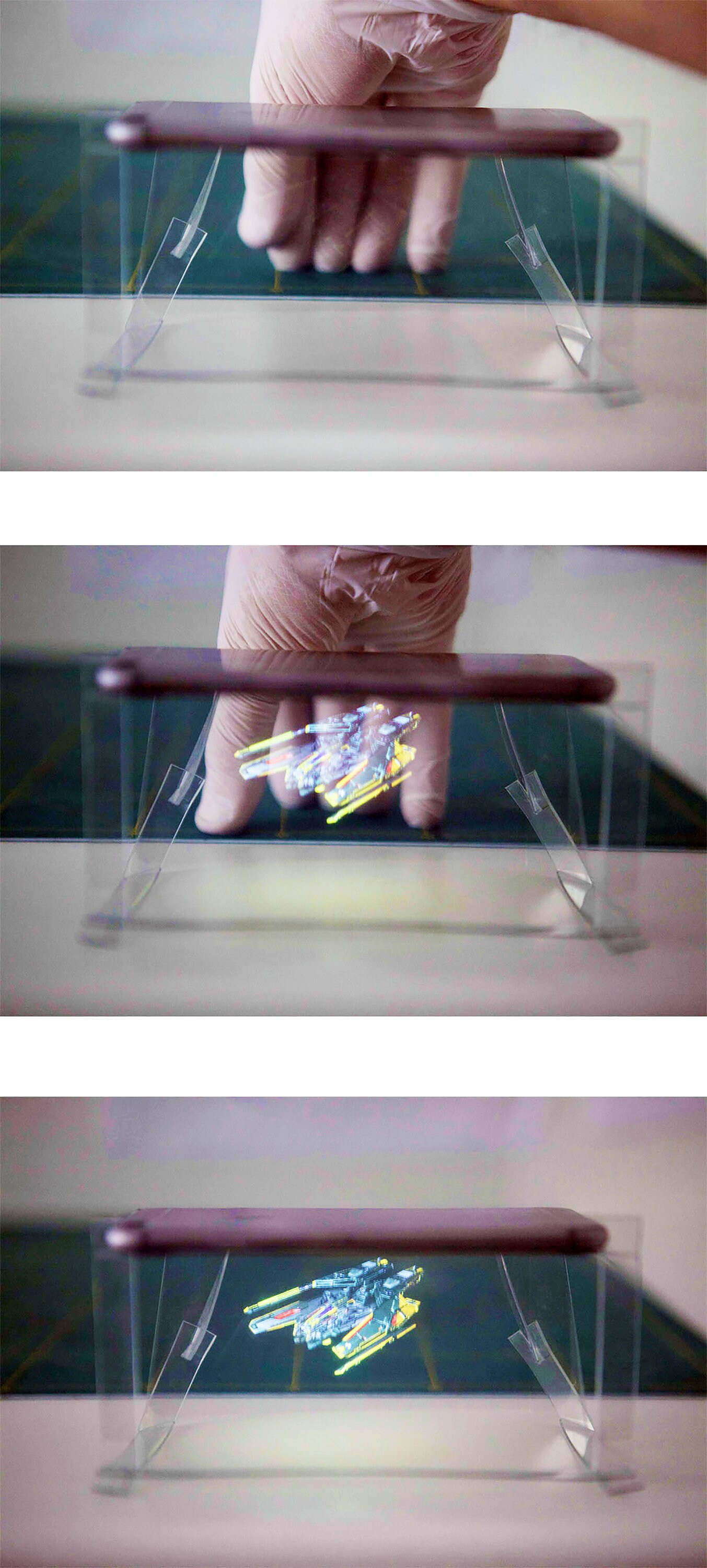 HOLOCARD Hologram Display for Smartphones Use This New - Etsy