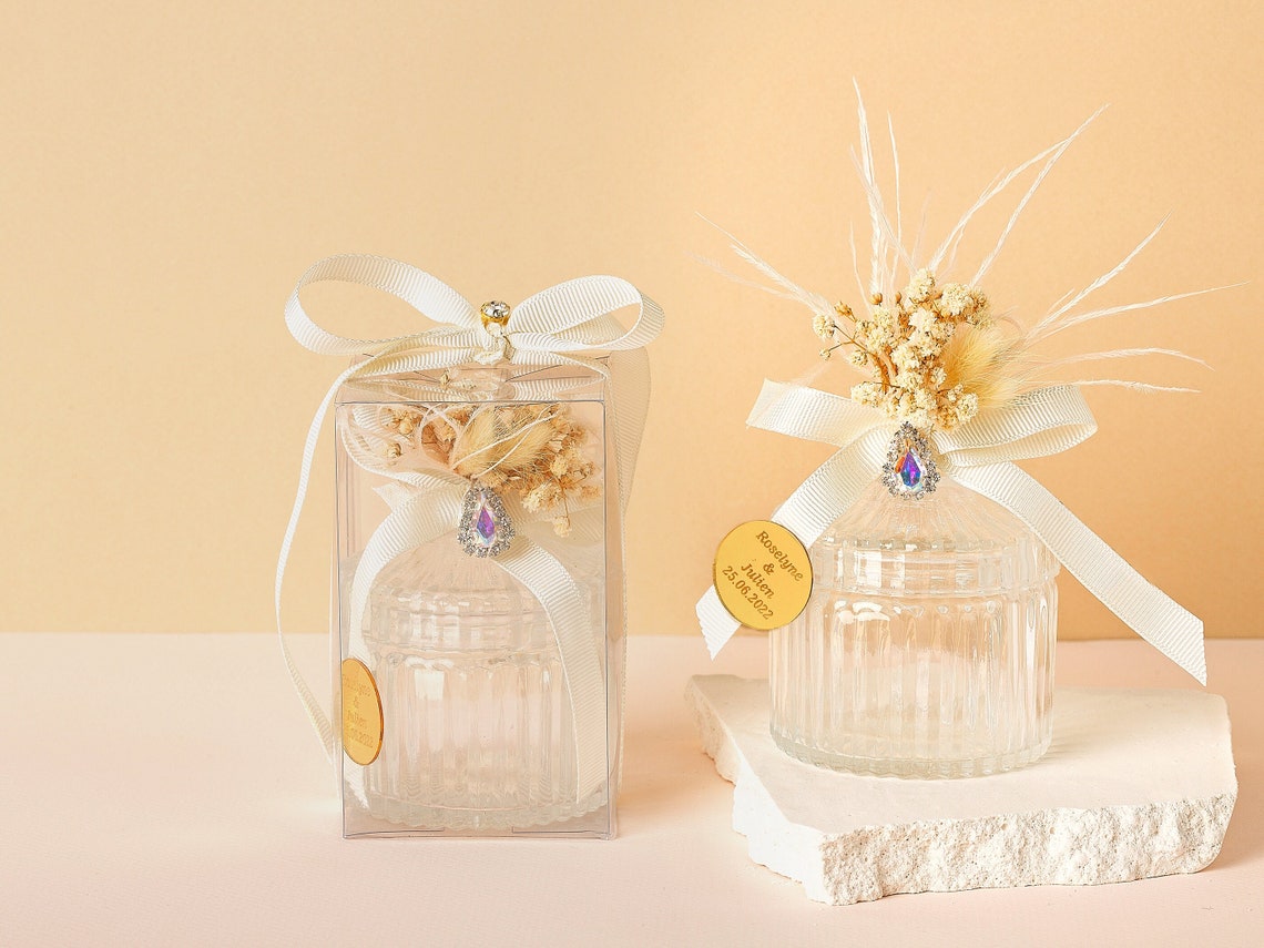 Wedding Favor Candy Box Personalized Candy Jar Candy Dish - Etsy