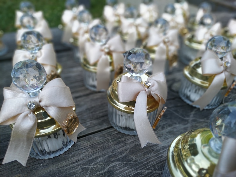 Personalized Glass Candy Bowl: Elegant Wedding Favors - Etsy