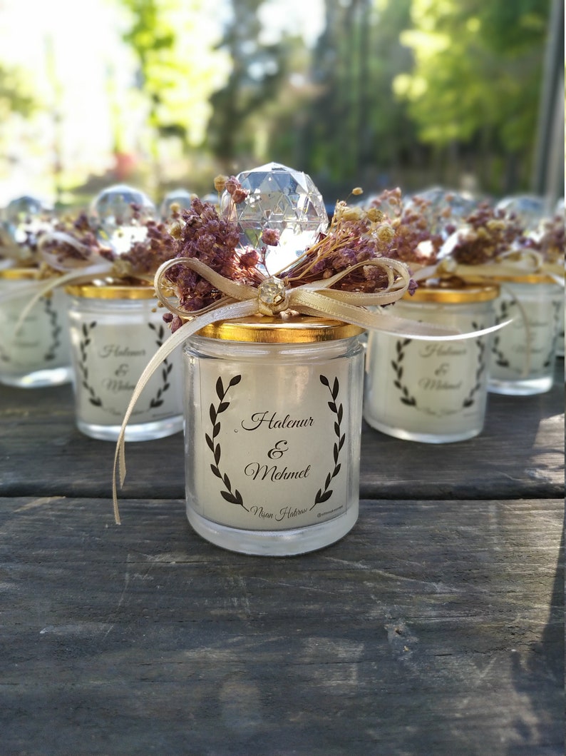 Elegant Candle Favor Luxury Candle Favor Unique Wedding Etsy