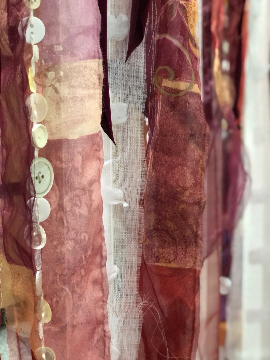 Boho Tassel Garland Photo Shoot Backdrop Sari Garland - Etsy