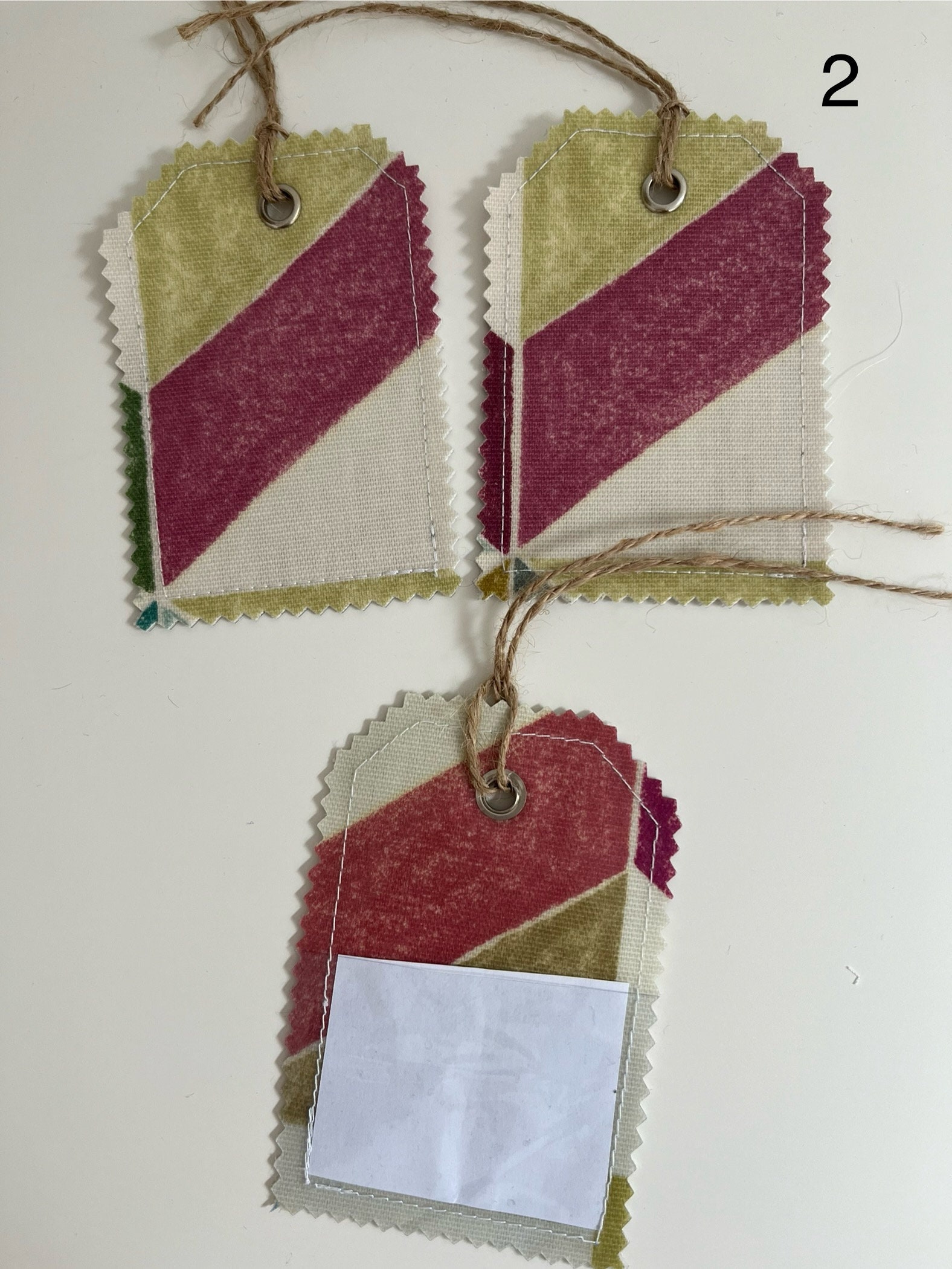 Repurposed Fabric Gift Tags: Eco-friendly Reusable Tags - Etsy UK