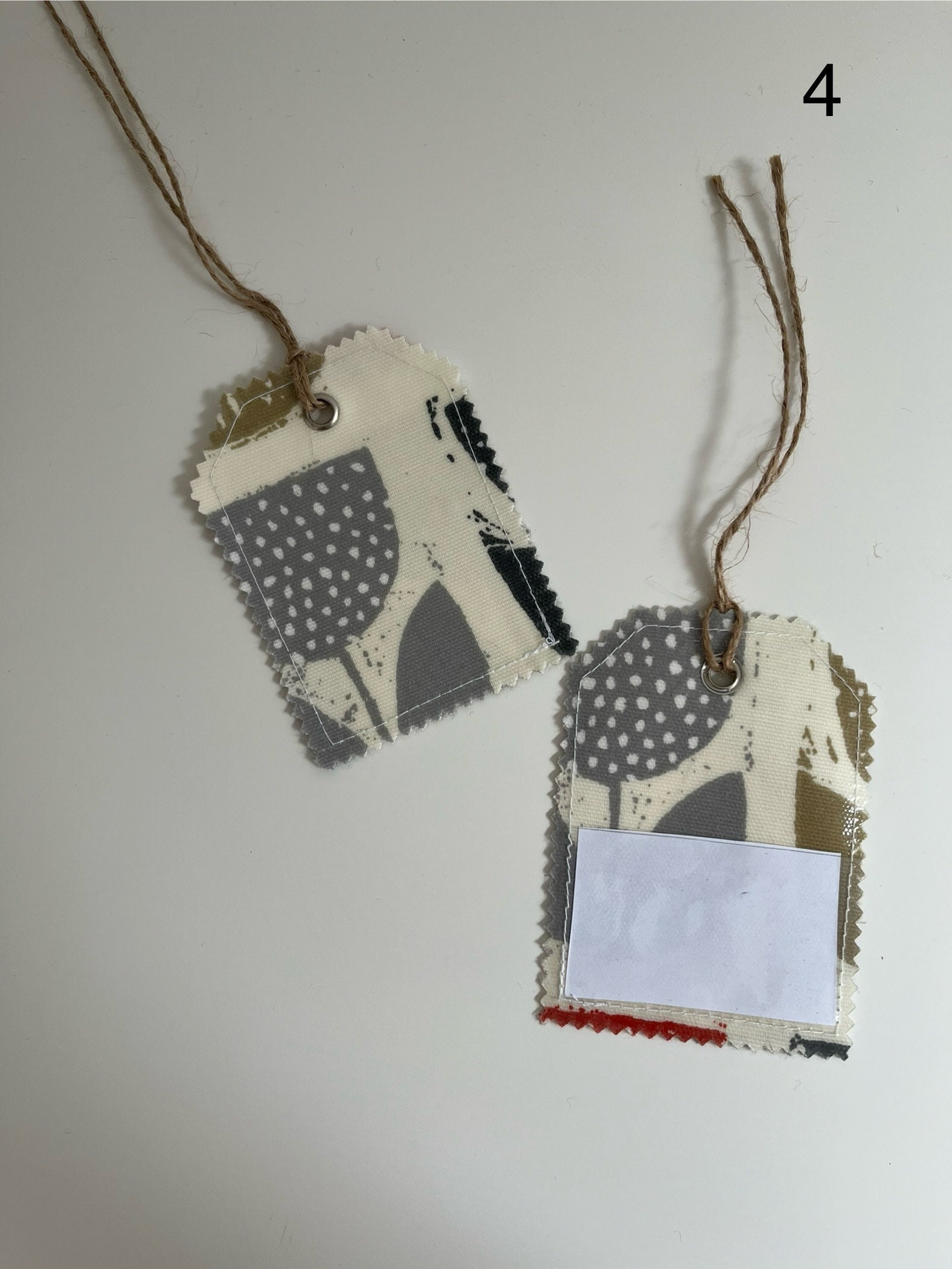 Repurposed Fabric Gift Tags: Reusable Eco-friendly Tags - Etsy UK