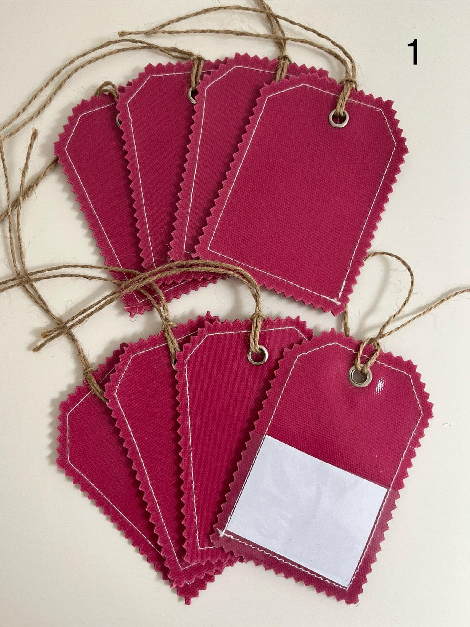 Repurposed Fabric Gift Tags: Eco-friendly Reusable Tags - Etsy UK