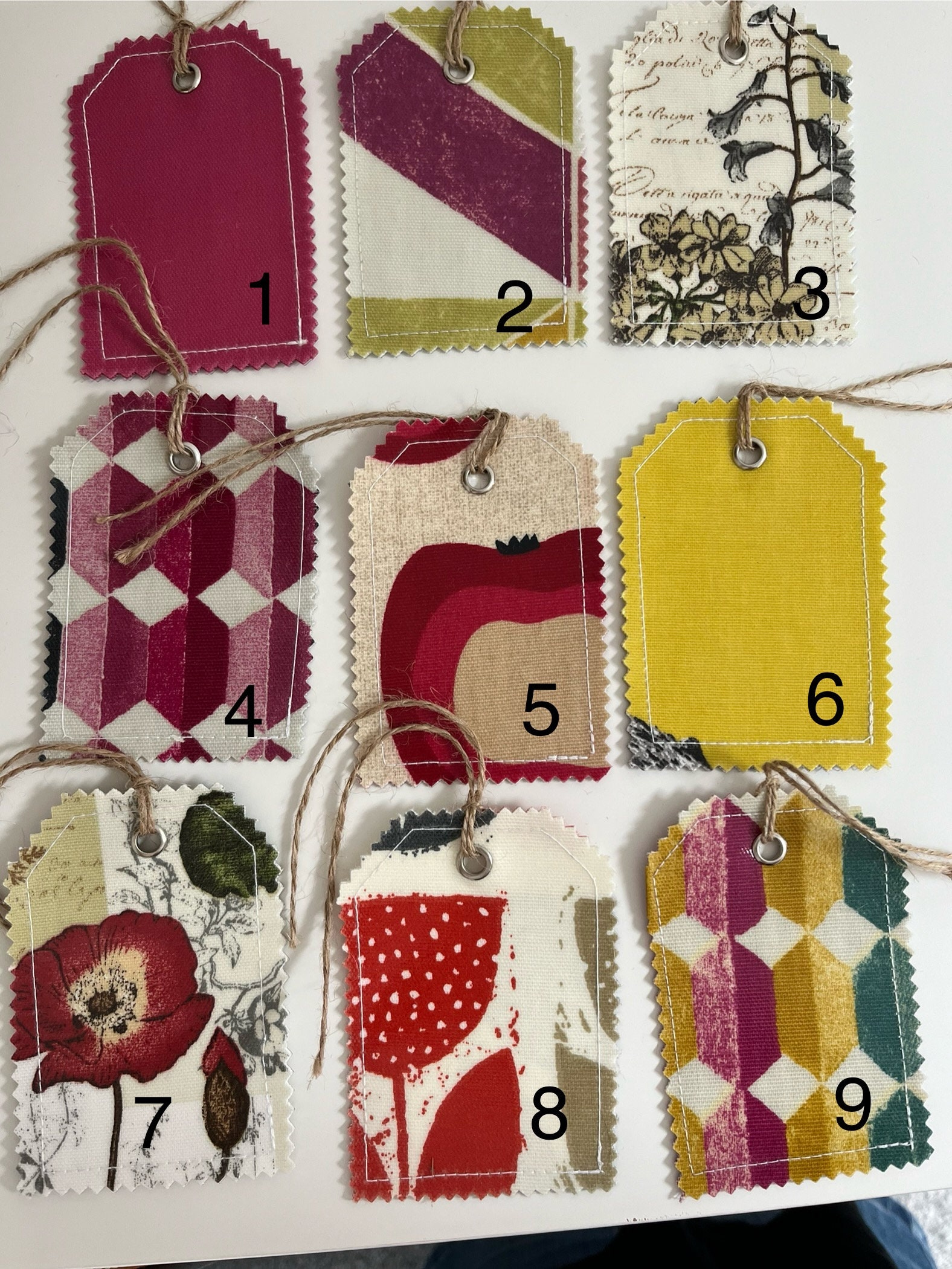 Repurposed Fabric Gift Tags: Eco-friendly Reusable Tags - Etsy UK