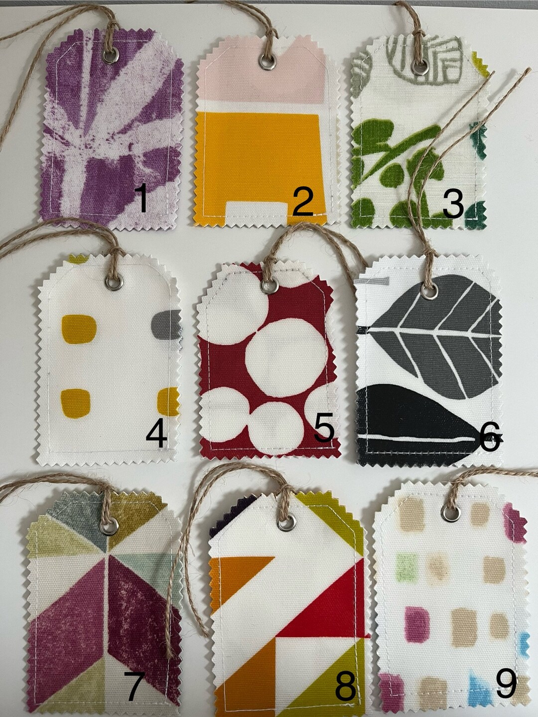 Repurposed Fabric Gift Tags: Eco-friendly Reusable Tags - Etsy