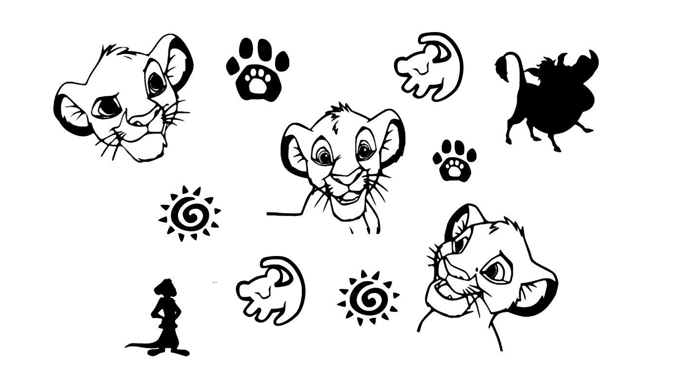 Simba Stencil