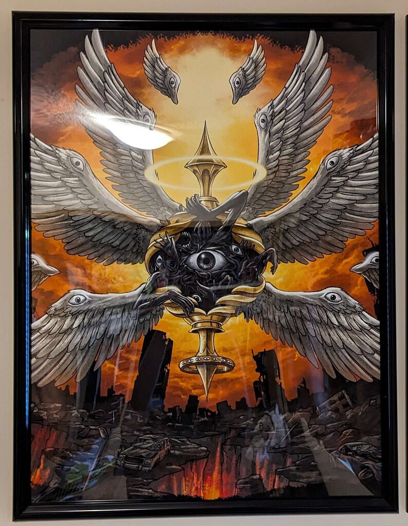 Biblically Accurate Angel Unchained Poster 18x24 - Etsy