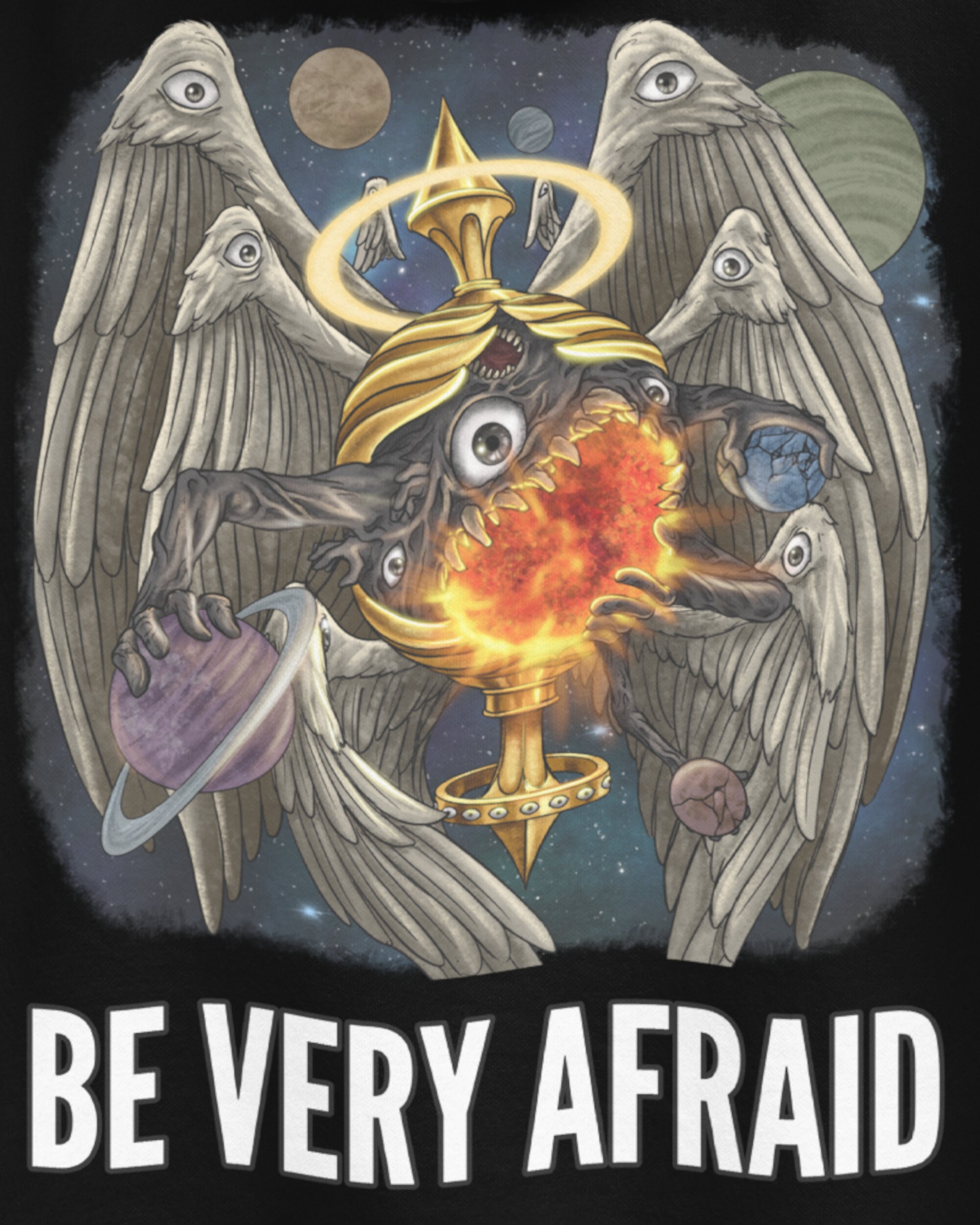 Biblically Accurate Angel Be Not Afraid Planet Eater Goltas Hoodie - Etsy