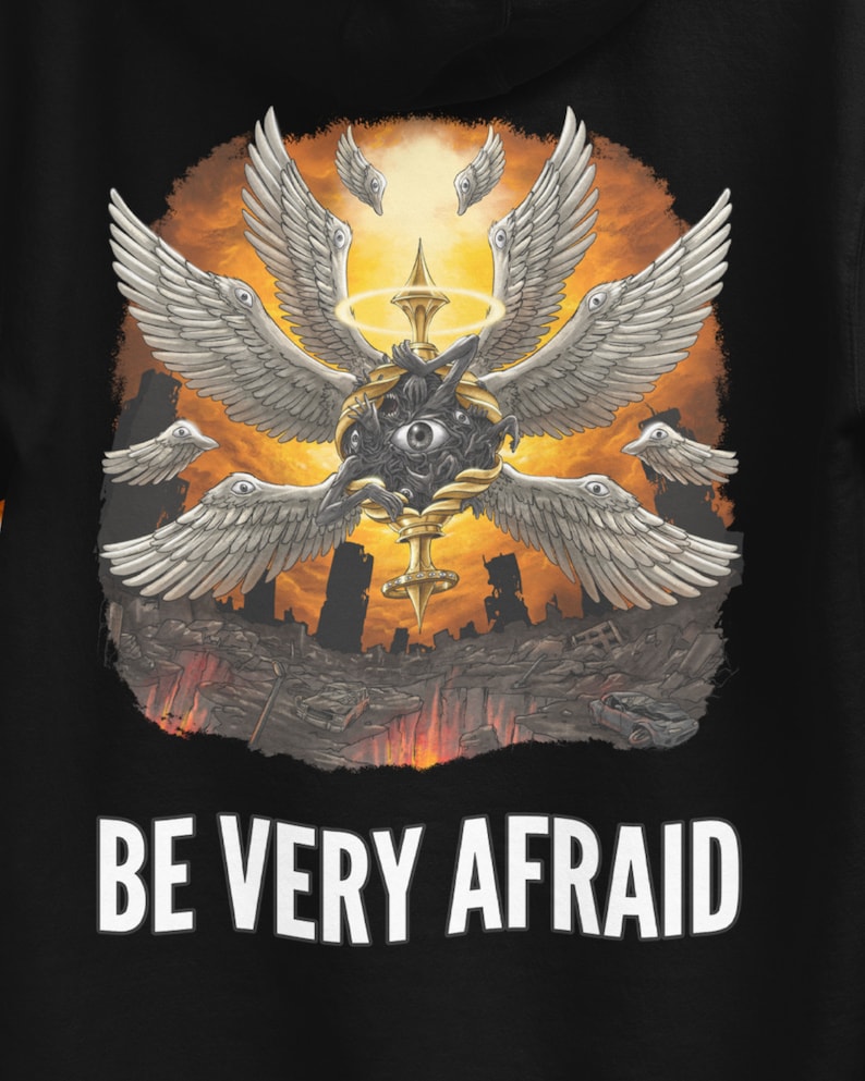 Biblically Accurate Angel Be Not Afraid Unchained Hoodie - Etsy