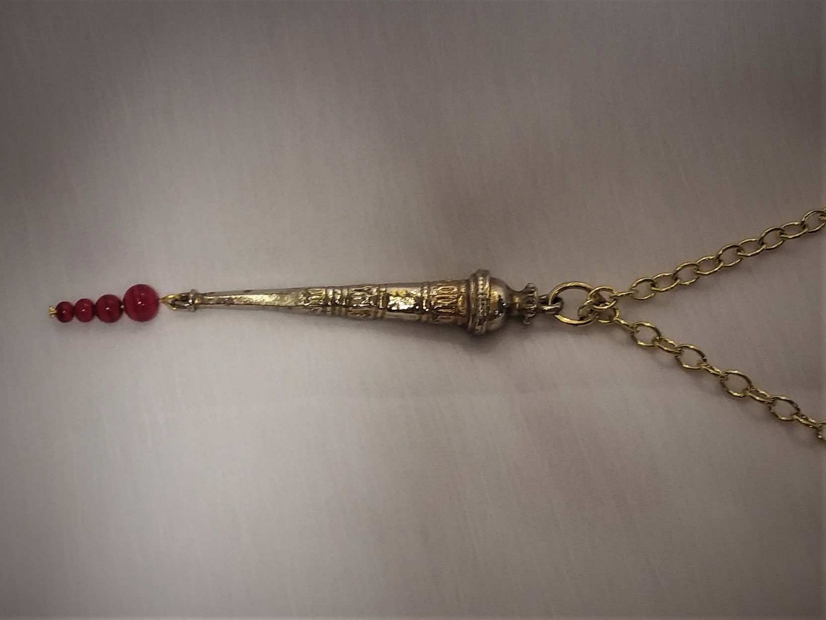 Spooky Dagger With Dripping Blood Opera Length Necklace for - Etsy