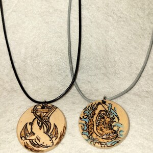 Shark Week Shark Pendants, Hand Pyrography Wood Burned - Etsy