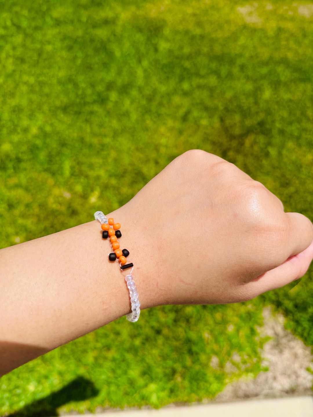 Race Car | F1 Inspired Mclaren | Beaded Bracelet - Etsy