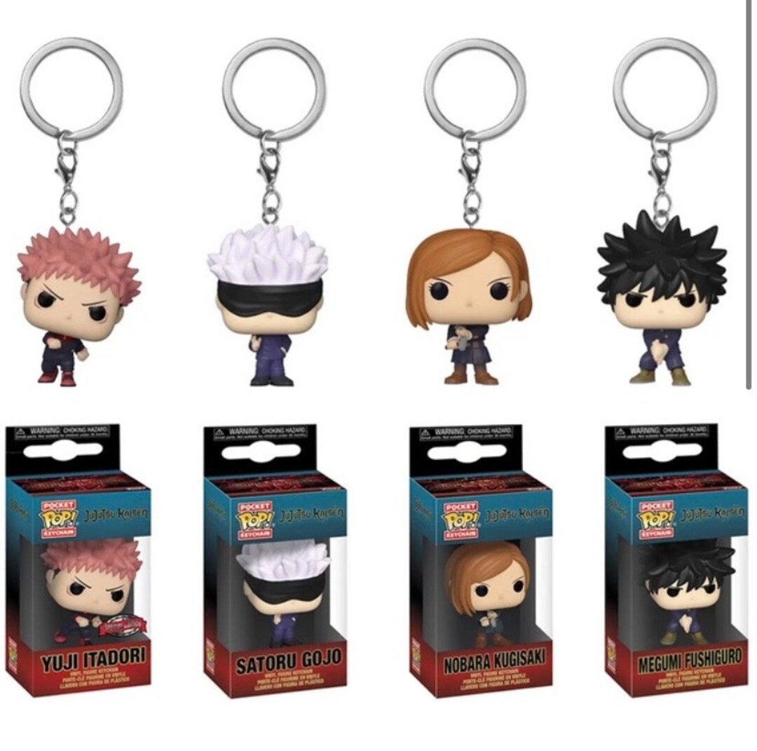 Pocket Keychain JJK Satoru Gojo Nobara Kugisaki Yuji Itadori Megumi ...