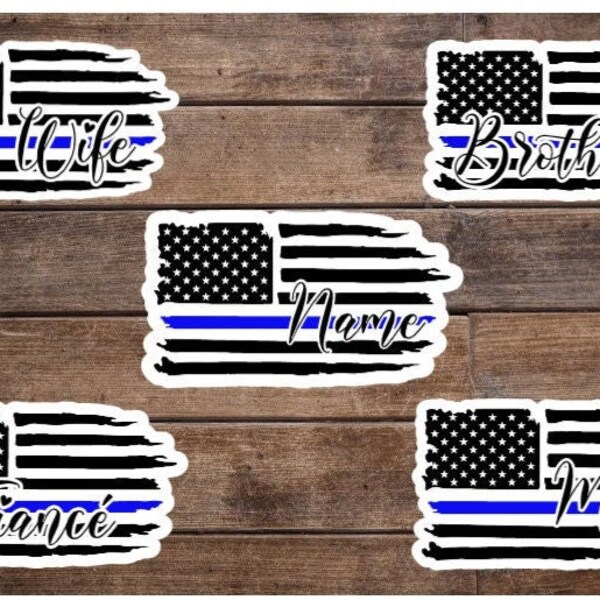 Thin Blue Line - Etsy