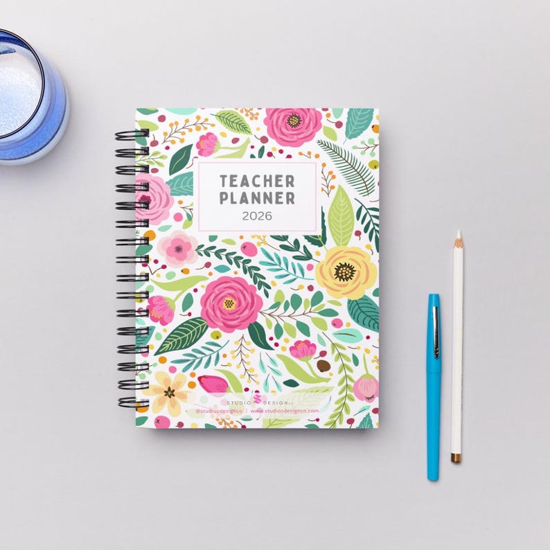 2026 Teacher Planner | Printable Teacher Planner | Lesson Plan ...