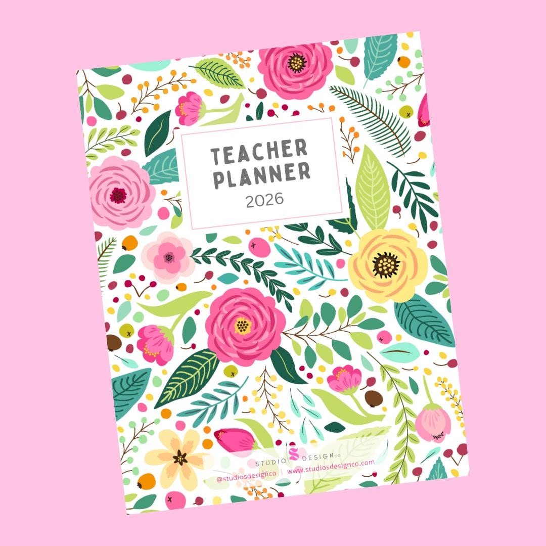 2026 Teacher Planner | Printable Teacher Planner | Lesson Plan ...