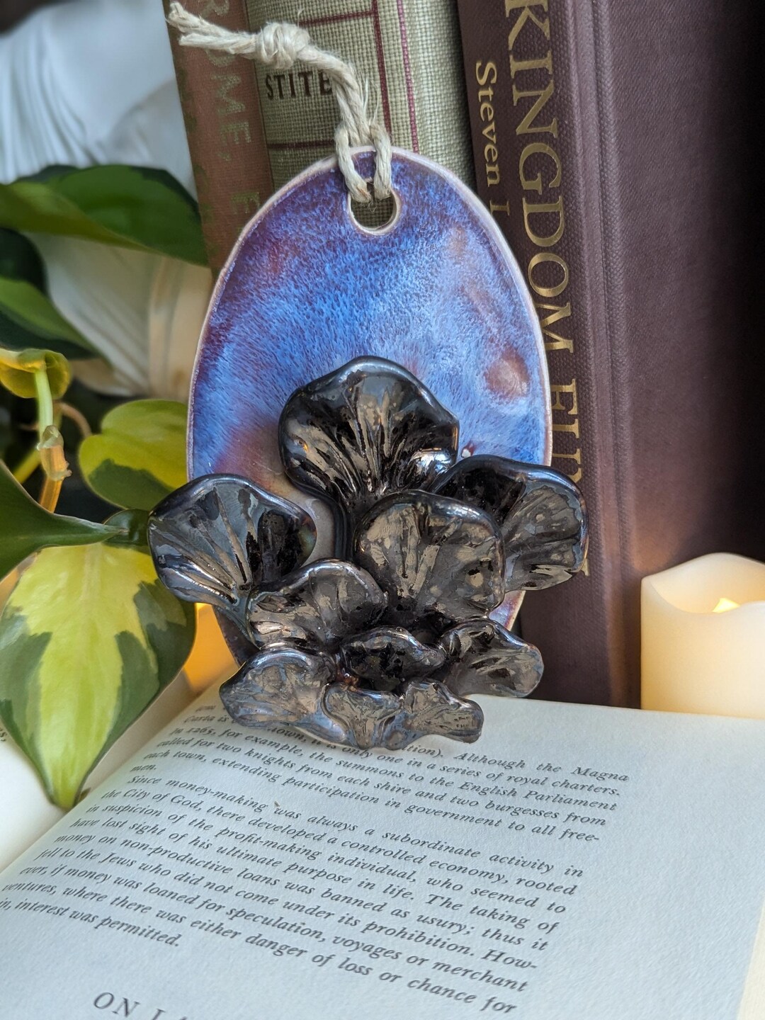 Fungi Wall Hanging Chanterelle Mushroom Decor Small Batch Pottery - Etsy