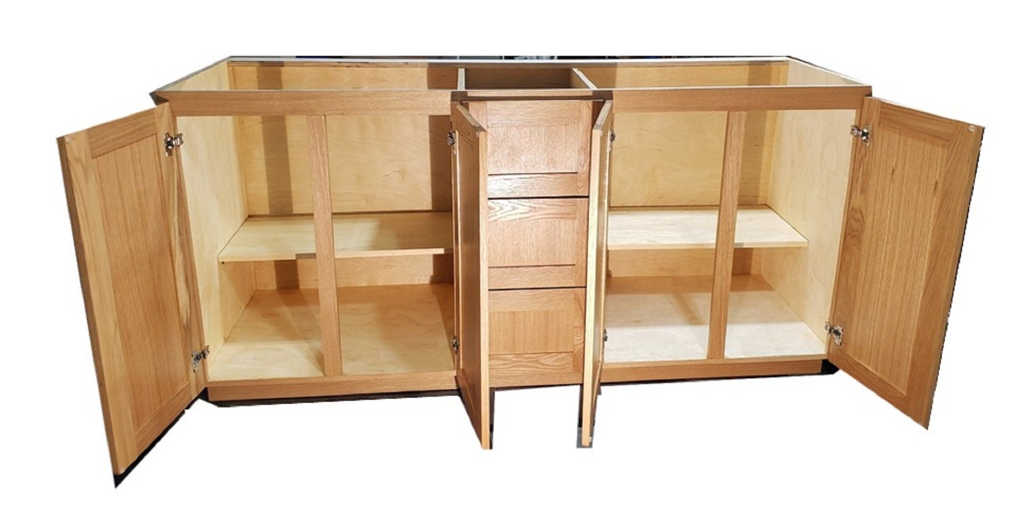White Oak Bathroom Vanity: Solid Wood Construction - Etsy