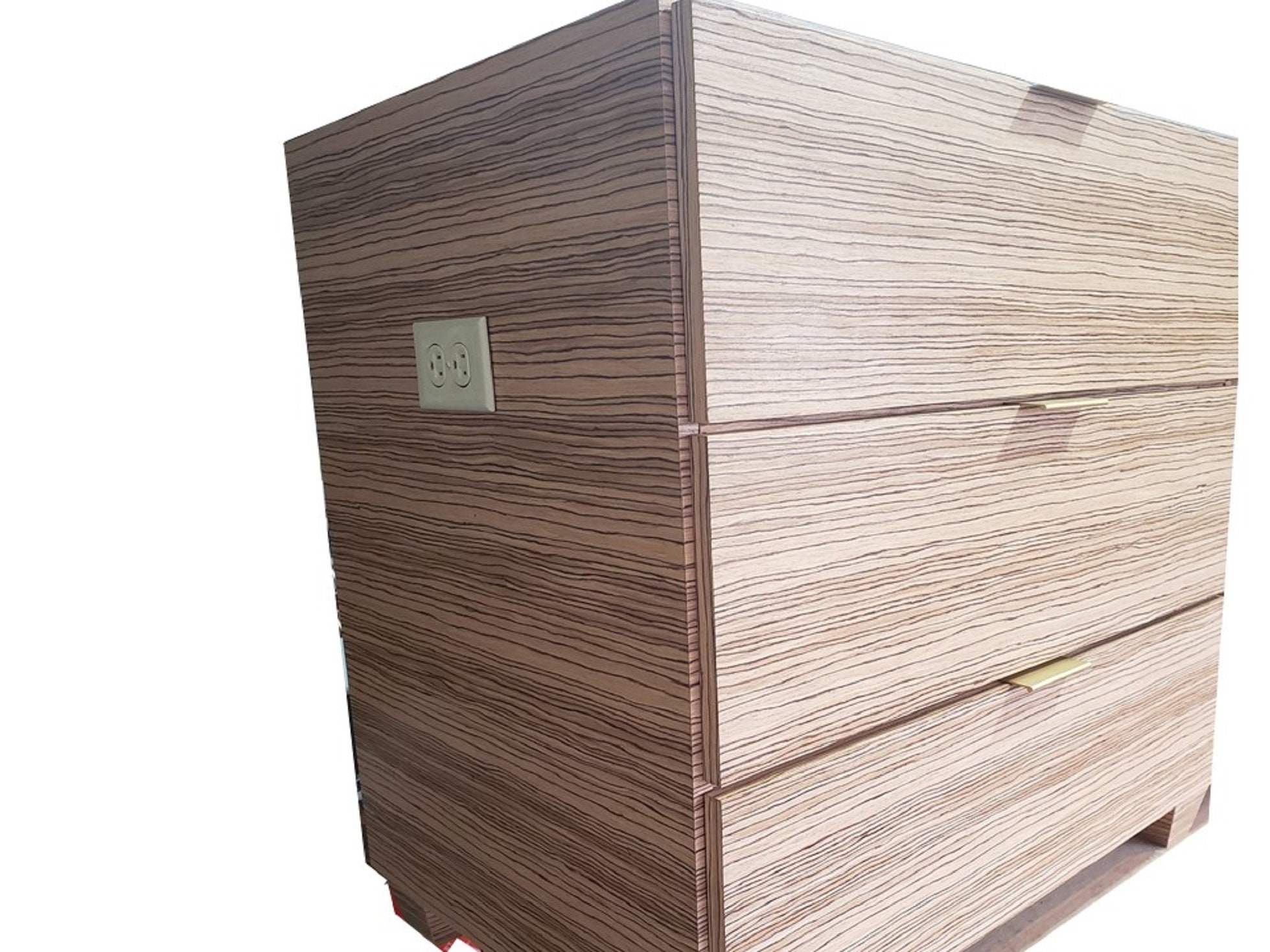 Custom Zebrawood Bathroom Vanity - Etsy