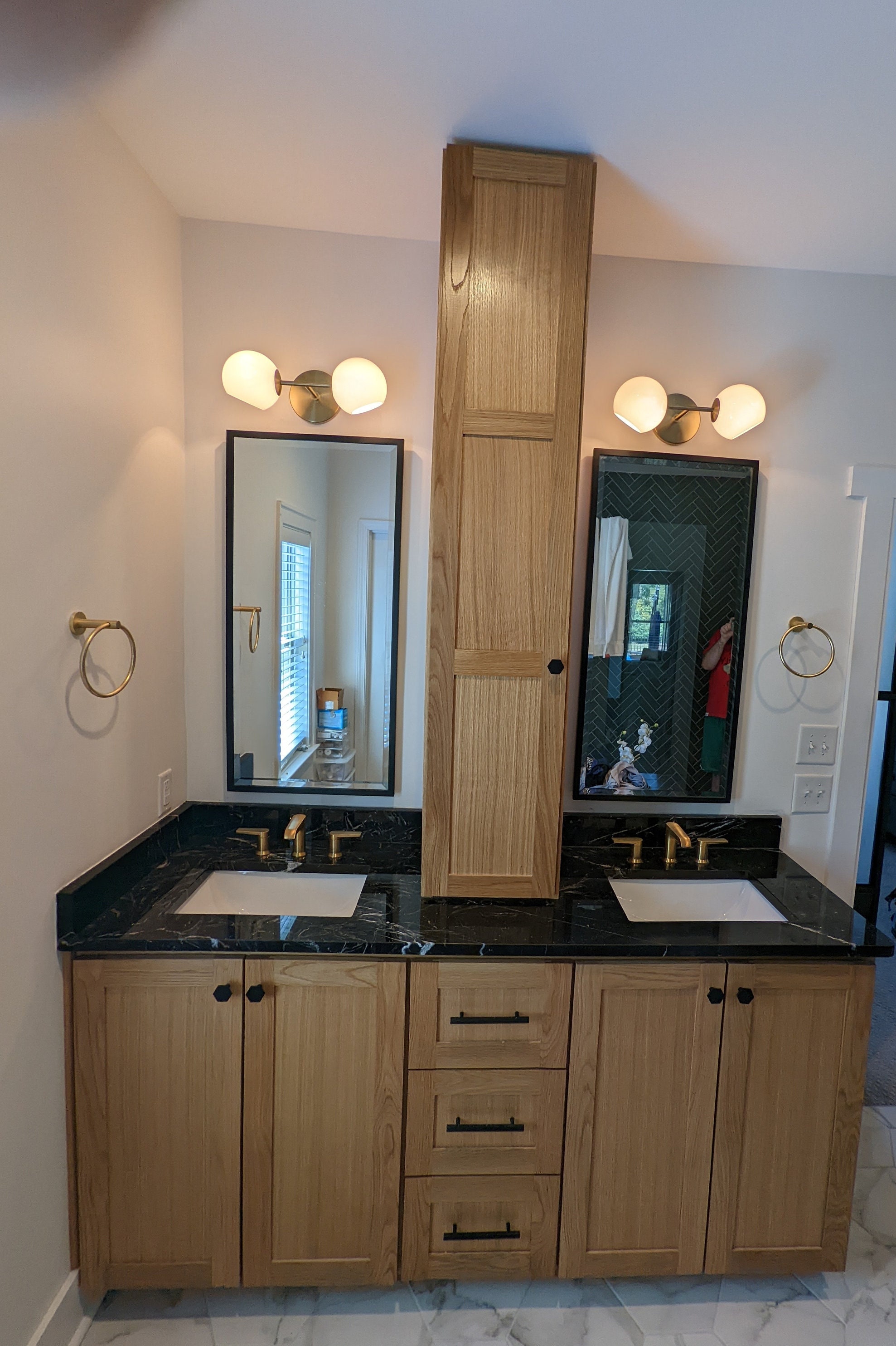 Custom White Oak Vanity - Etsy Custom White Oak Vanity - Etsy