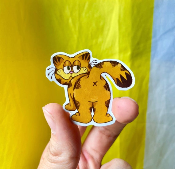 Garfield Butt Sticker | Etsy