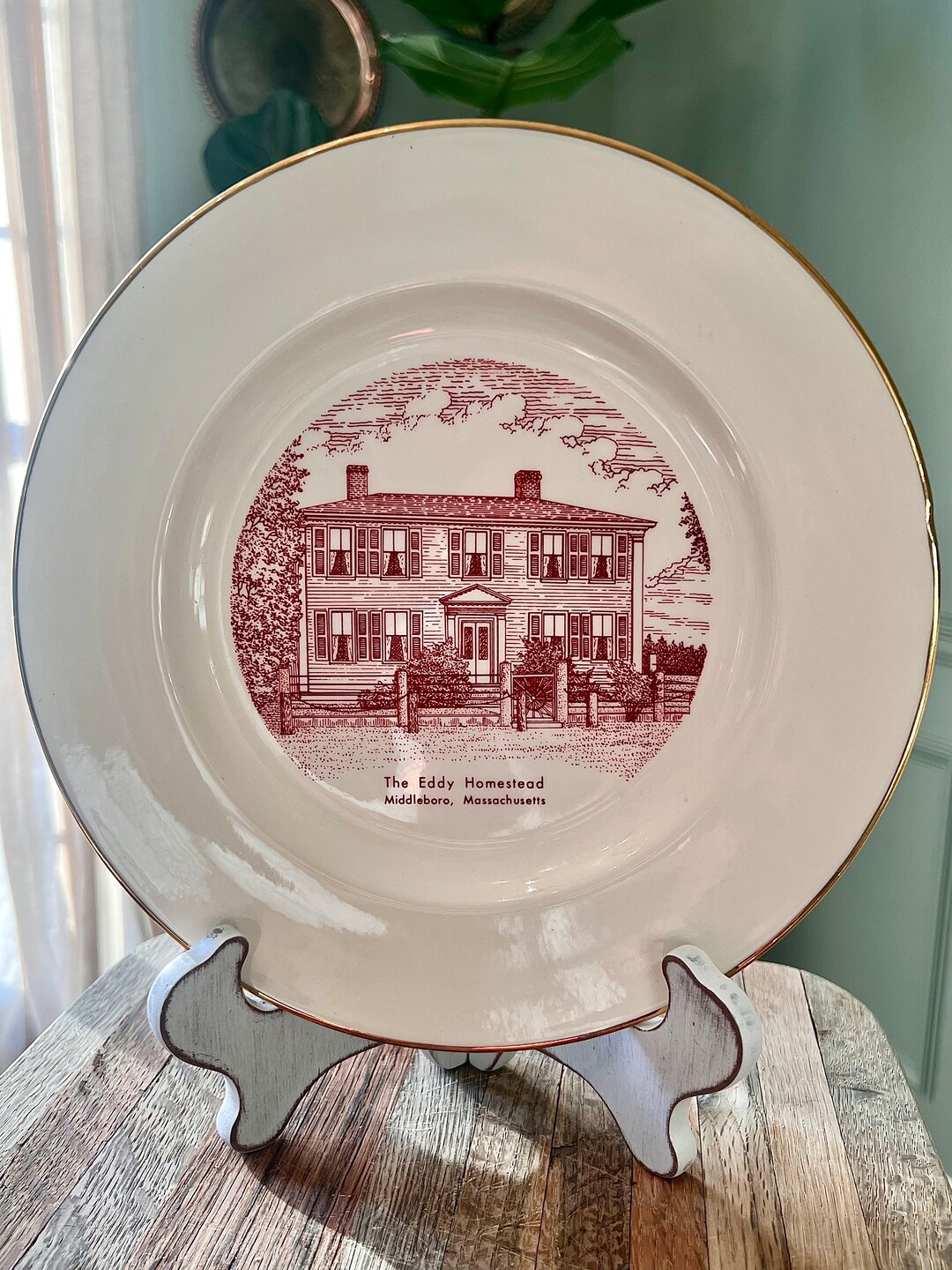 Eddy Homestead 10 Vintage Souvenir Plate - Etsy