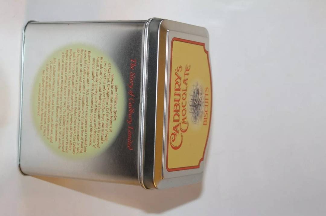 Vintage Cadbury's Chocolate Biscuits Tin Can Collectible - Etsy
