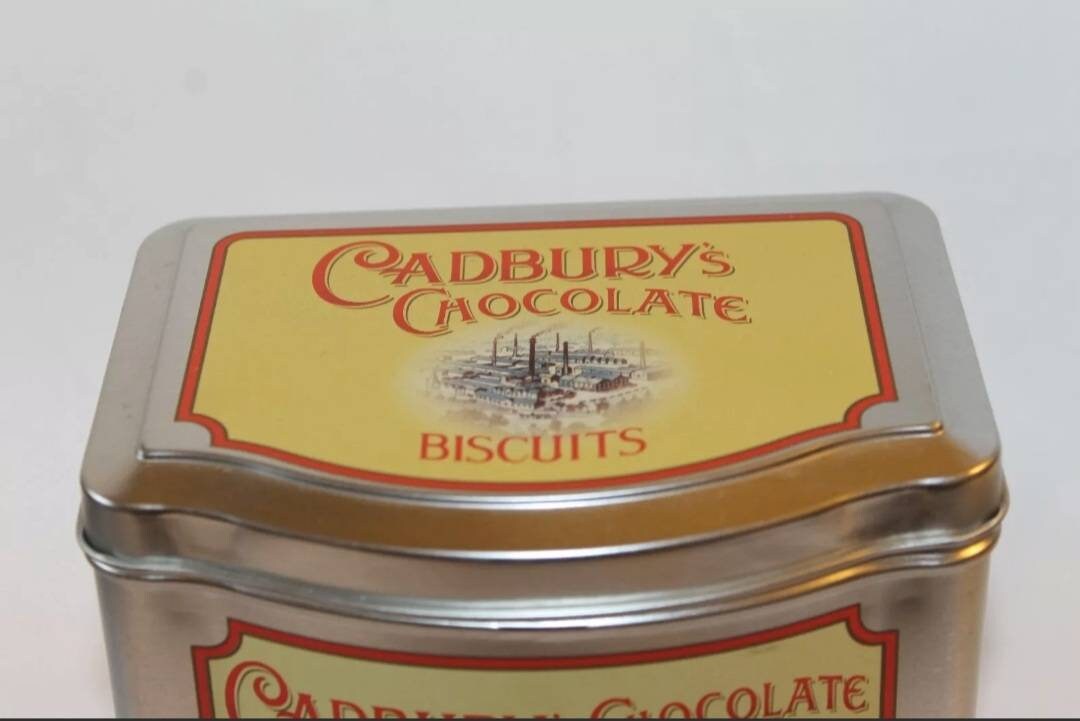 Vintage Cadbury's Chocolate Biscuits Tin Can Collectible - Etsy