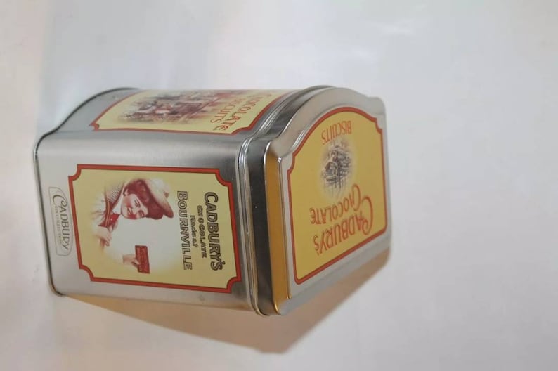 Vintage Cadbury's Chocolate Biscuits Tin Can Collectible - Etsy