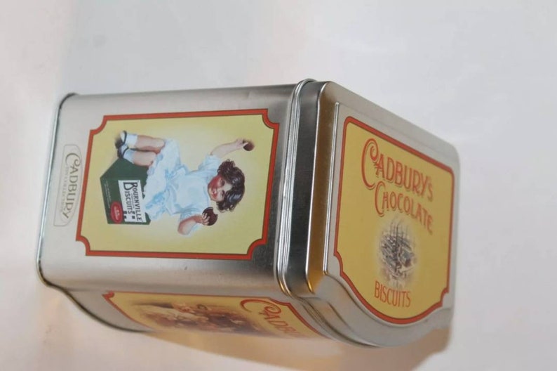 Vintage Cadbury's Chocolate Biscuits Tin Can Collectible - Etsy