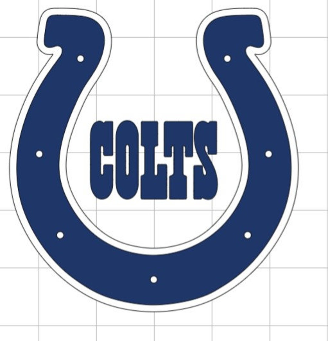 Colts Vinyl Decal - Etsy