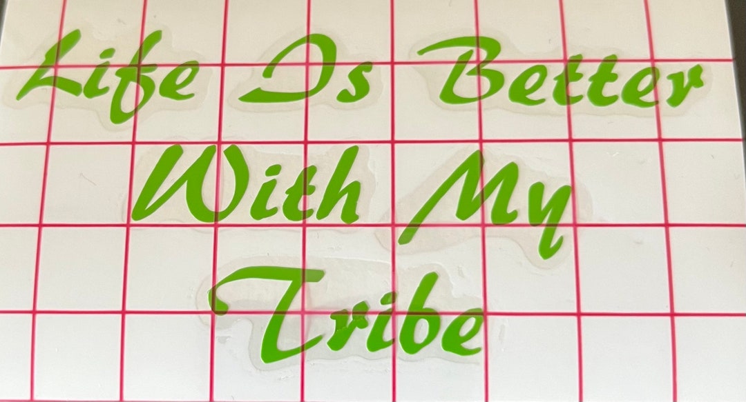 Life is Better With My Tribe IRON ON Decal - Etsy