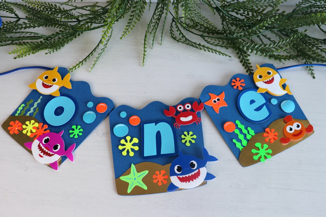 Baby Shark Banner Baby Shark Sign Baby Shark Party Baby - Etsy