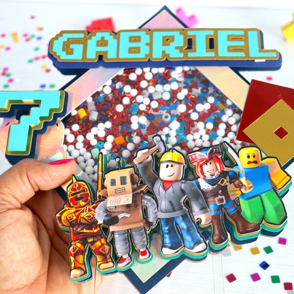 Roblox Cake Topper - Etsy Canada