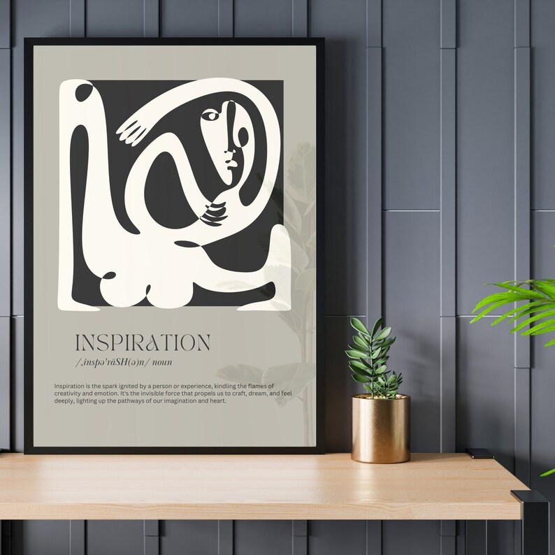 Inspirational Abstract Art Print, Definition Poster, Contemporary Wall ...