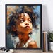 African Child Wall Art, Portrait of an African Child, African Print ...
