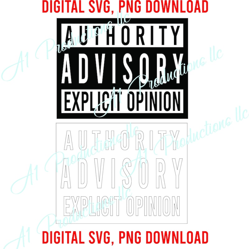 Parental Advisory Explicit Content Svg - Etsy