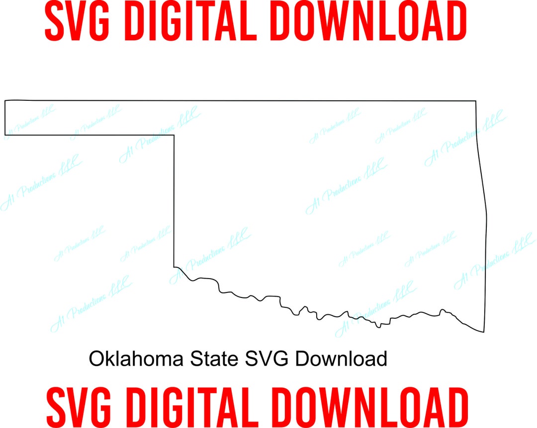 Oklahoma State SVG - Digital Download - Oklahoma SVG - Please Read ...