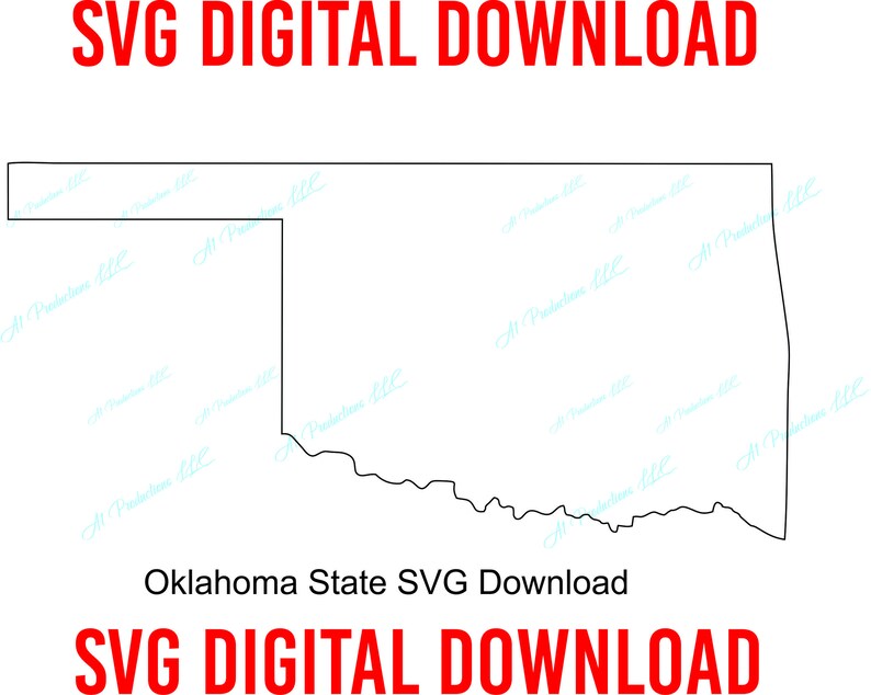 Oklahoma State SVG - Digital Download - Oklahoma SVG - Please Read ...
