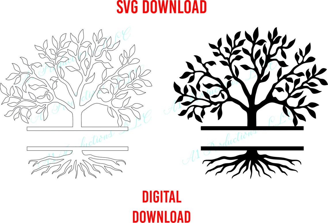 Family Tree SVG Digital Download - Family Tree SVG - Family Tree ...