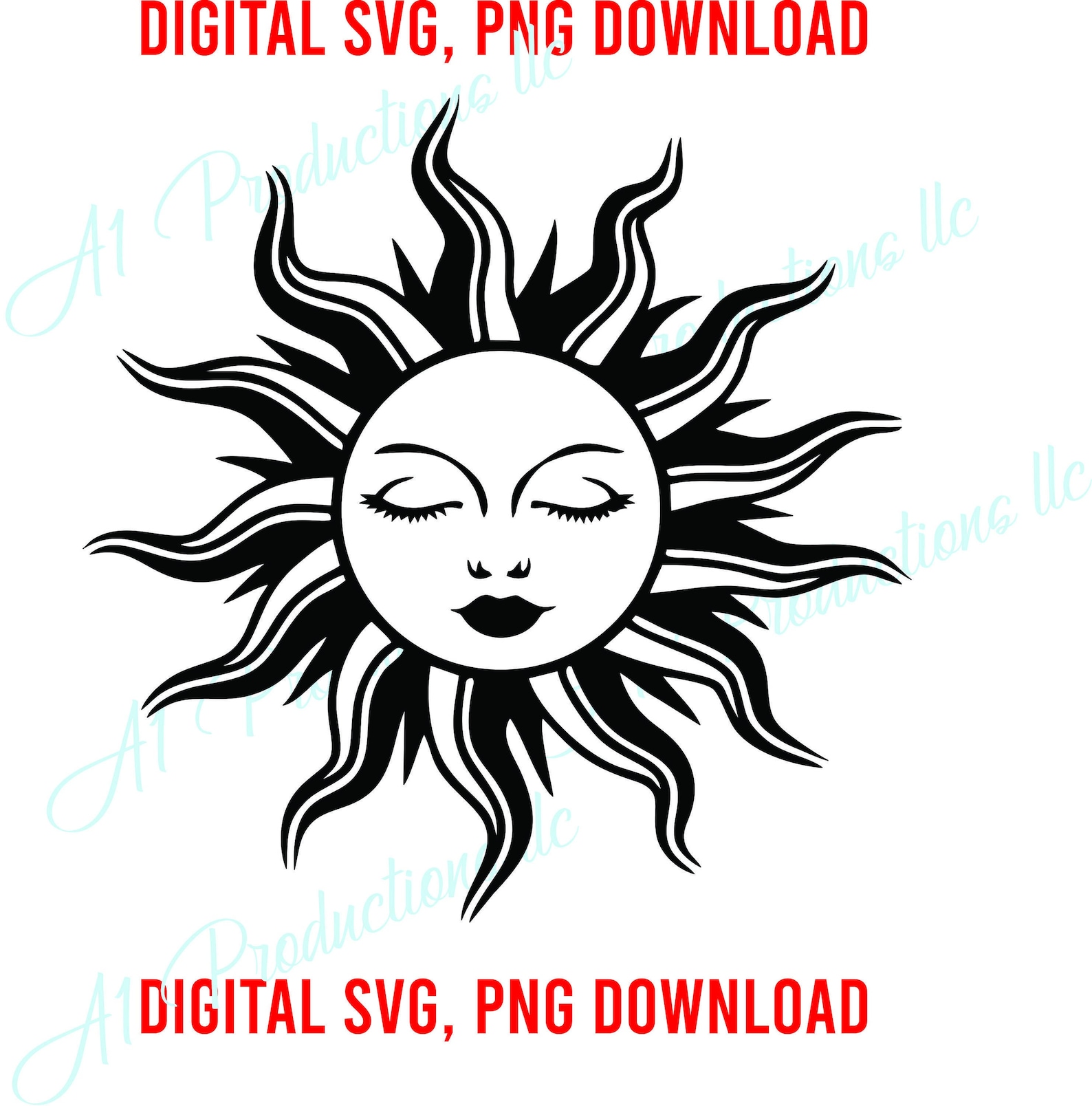 Sun SVG, Sun Clipart, Sun Cut File, Sun Svg for Cricut, Sun Cricut, Sun ...