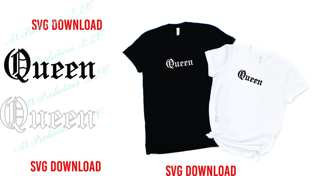 Queen SVG Download- Please Read Description - Etsy