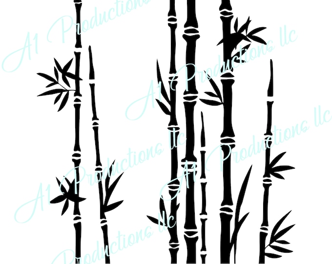 Bambú SVG PNG Vector de bambú, Bambú PNG, Archivo de corte de bambú ...