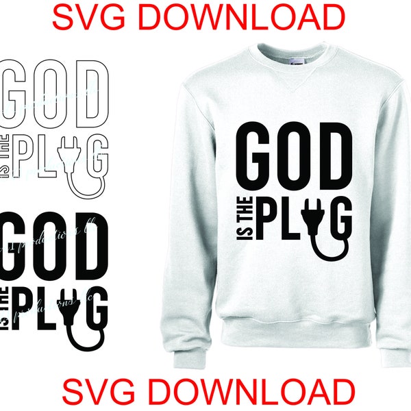Jesus the Plug Svg - Etsy