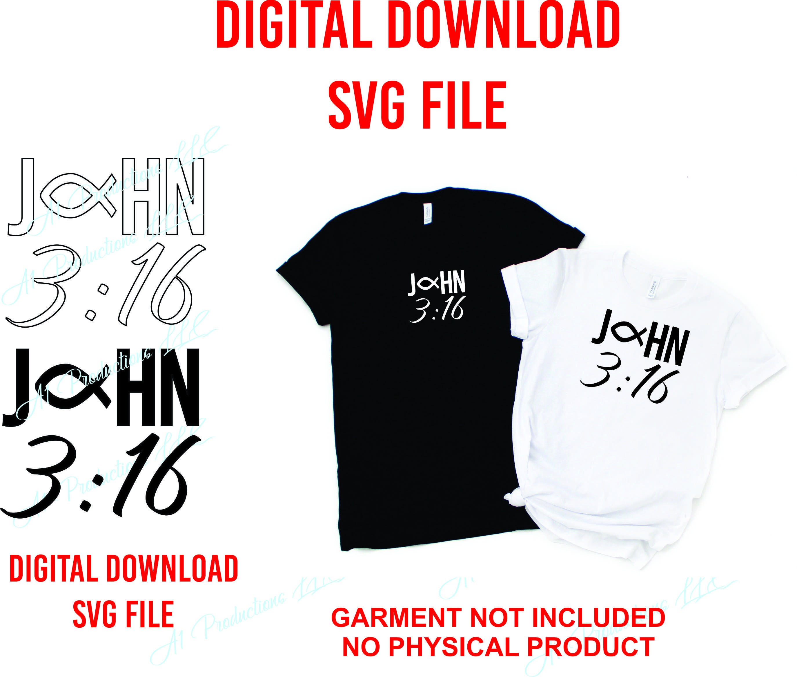 John 3:16 SVG - Bible Verse SVG Digital Download -SVG - Please Read ...